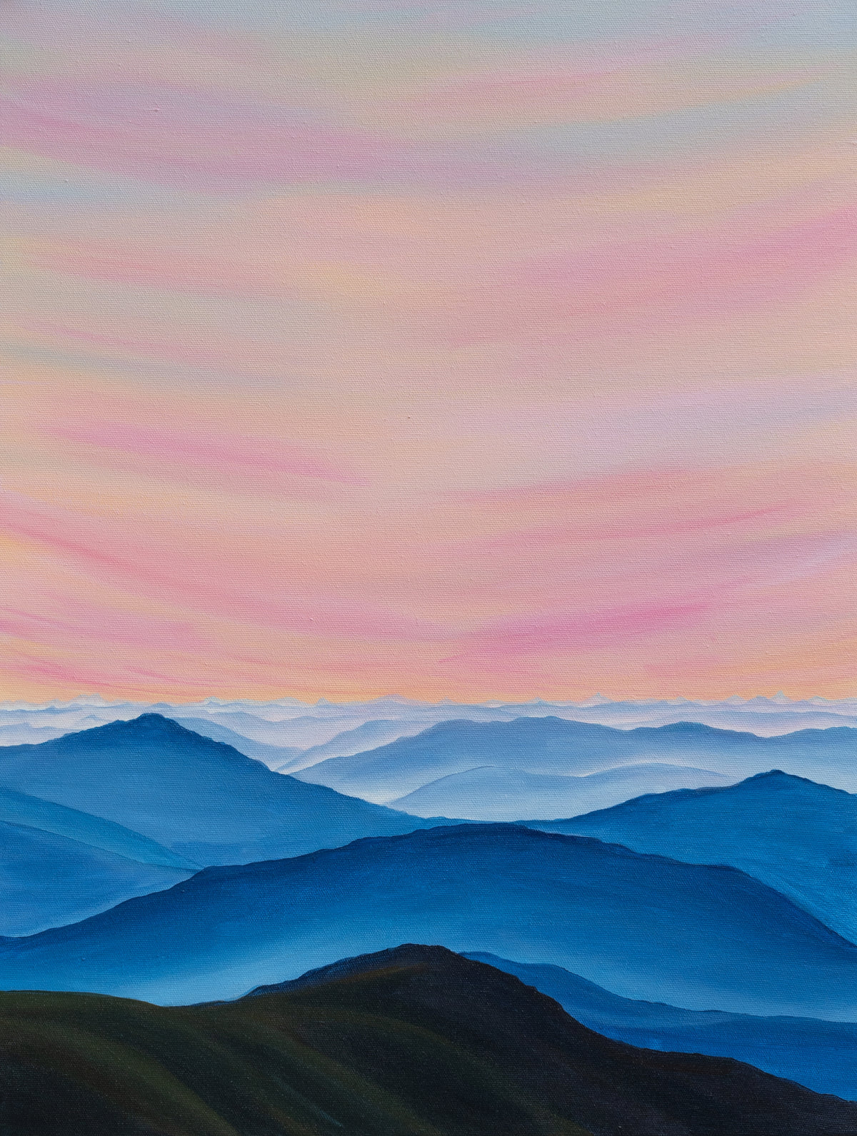 Strawberry Sky | Acrylic Painting | You.Art