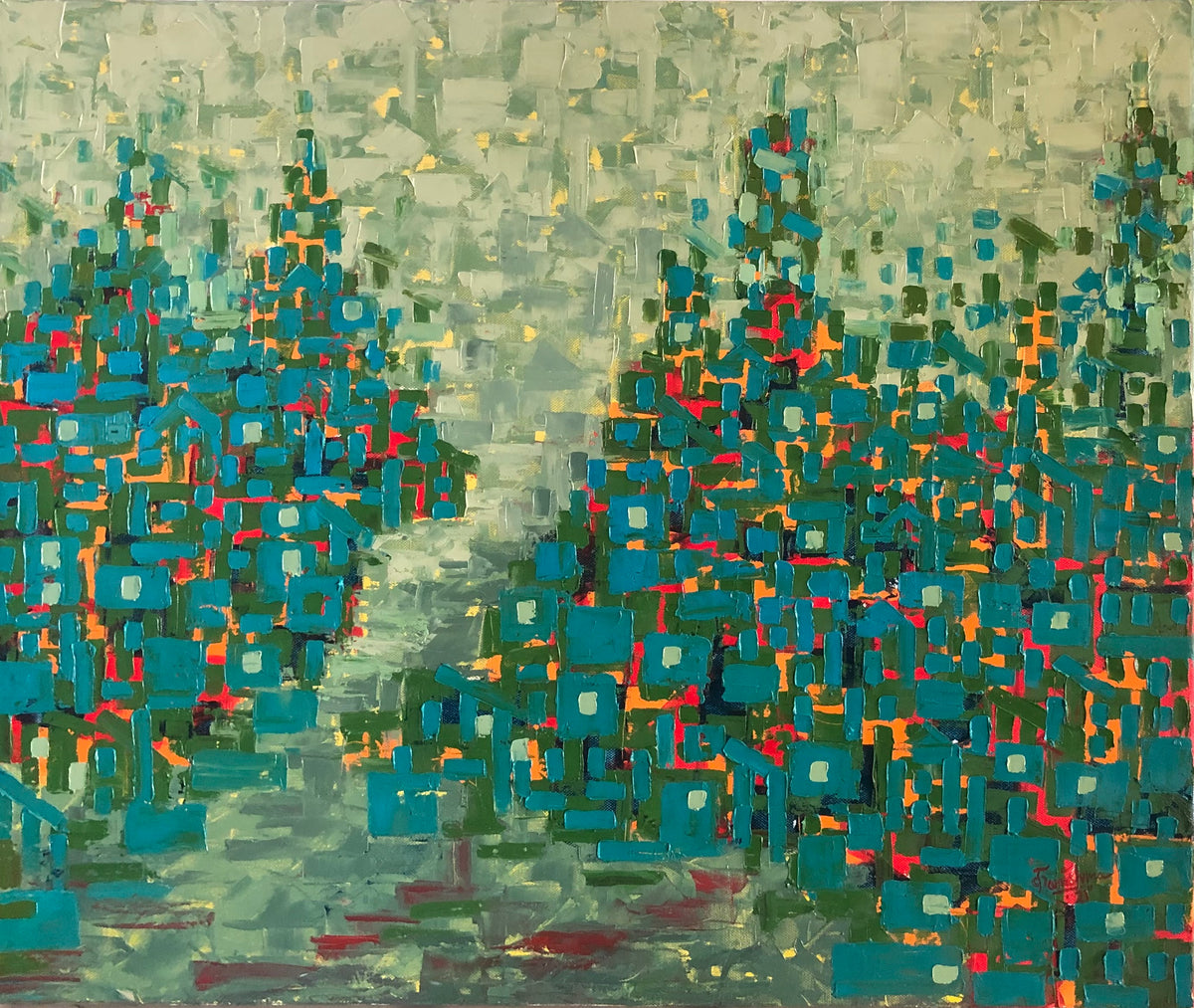 Painting of Opus Cityscape | YOU.ART — You.Art