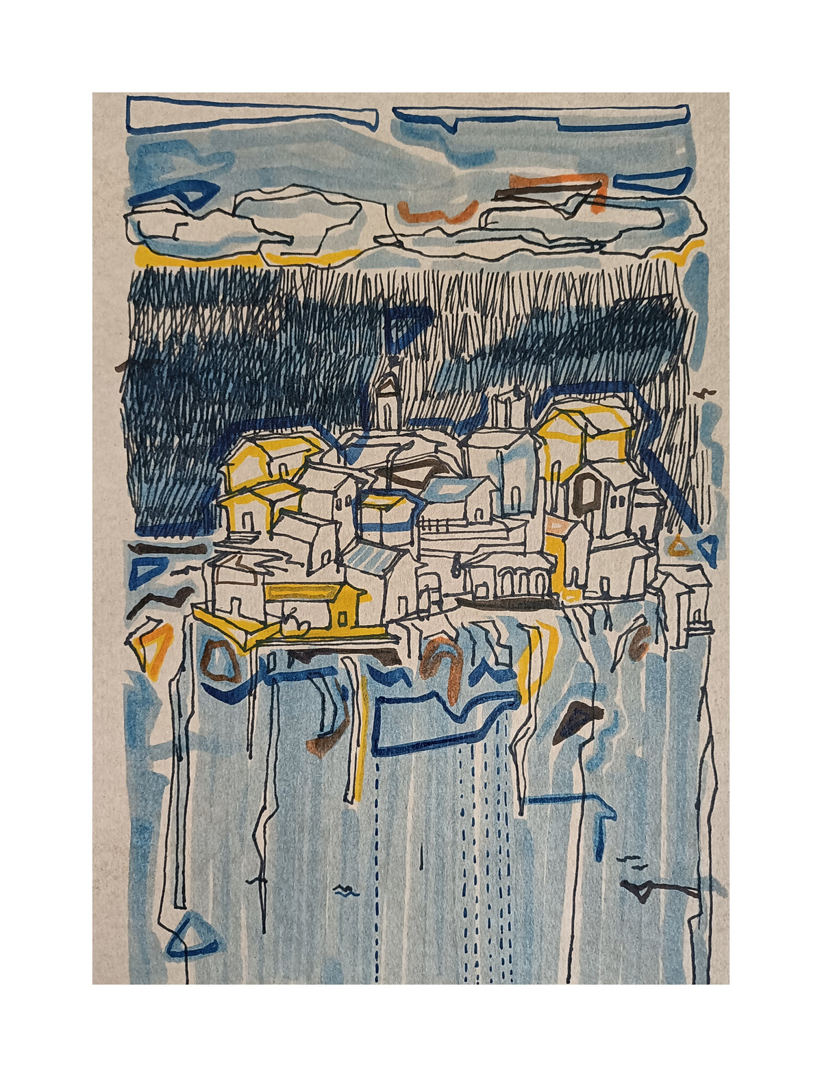 Fictional Place | Ink on Paper | You.Art