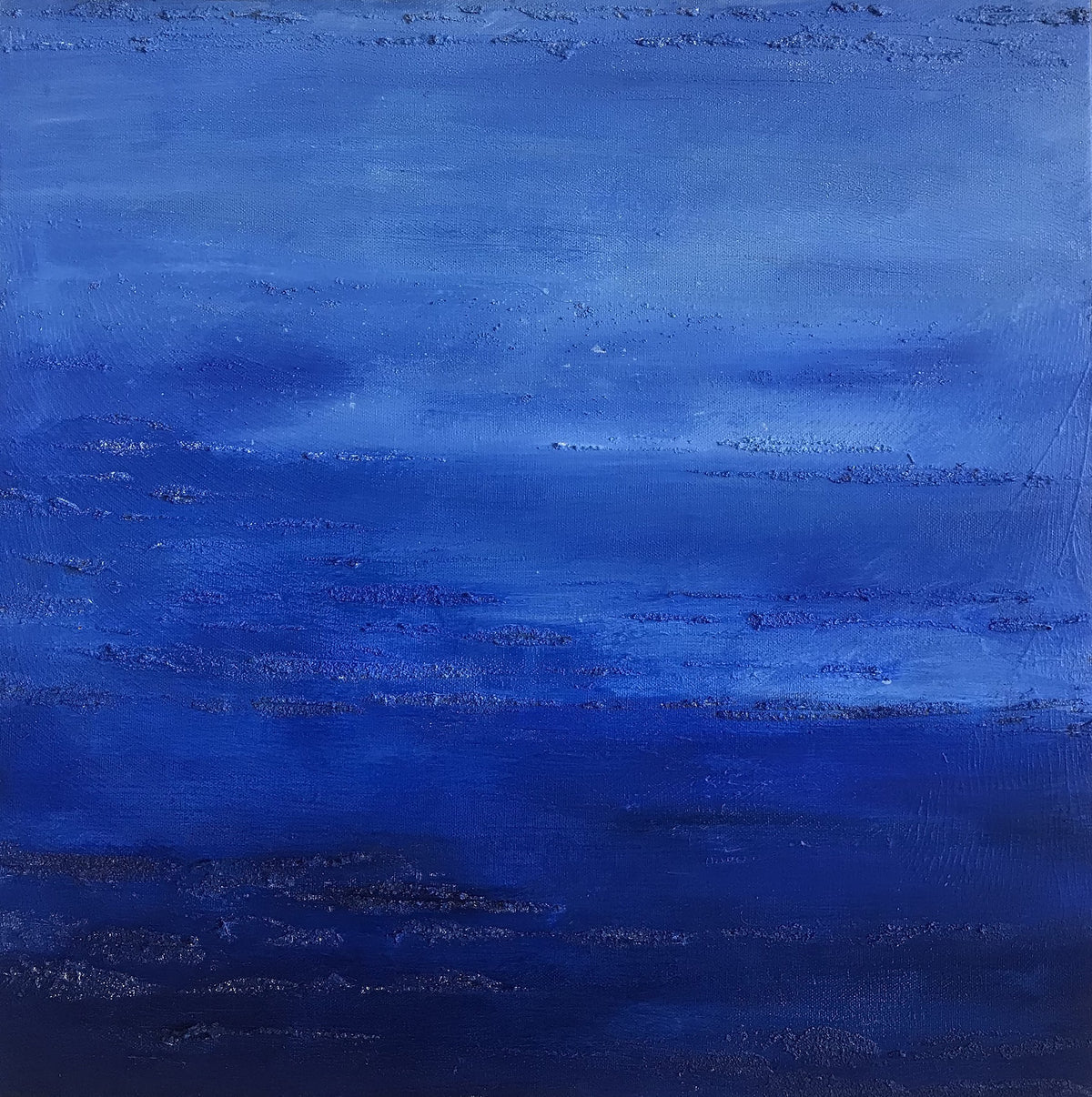 Acrylic Indigo Canvas Painting | You.Art