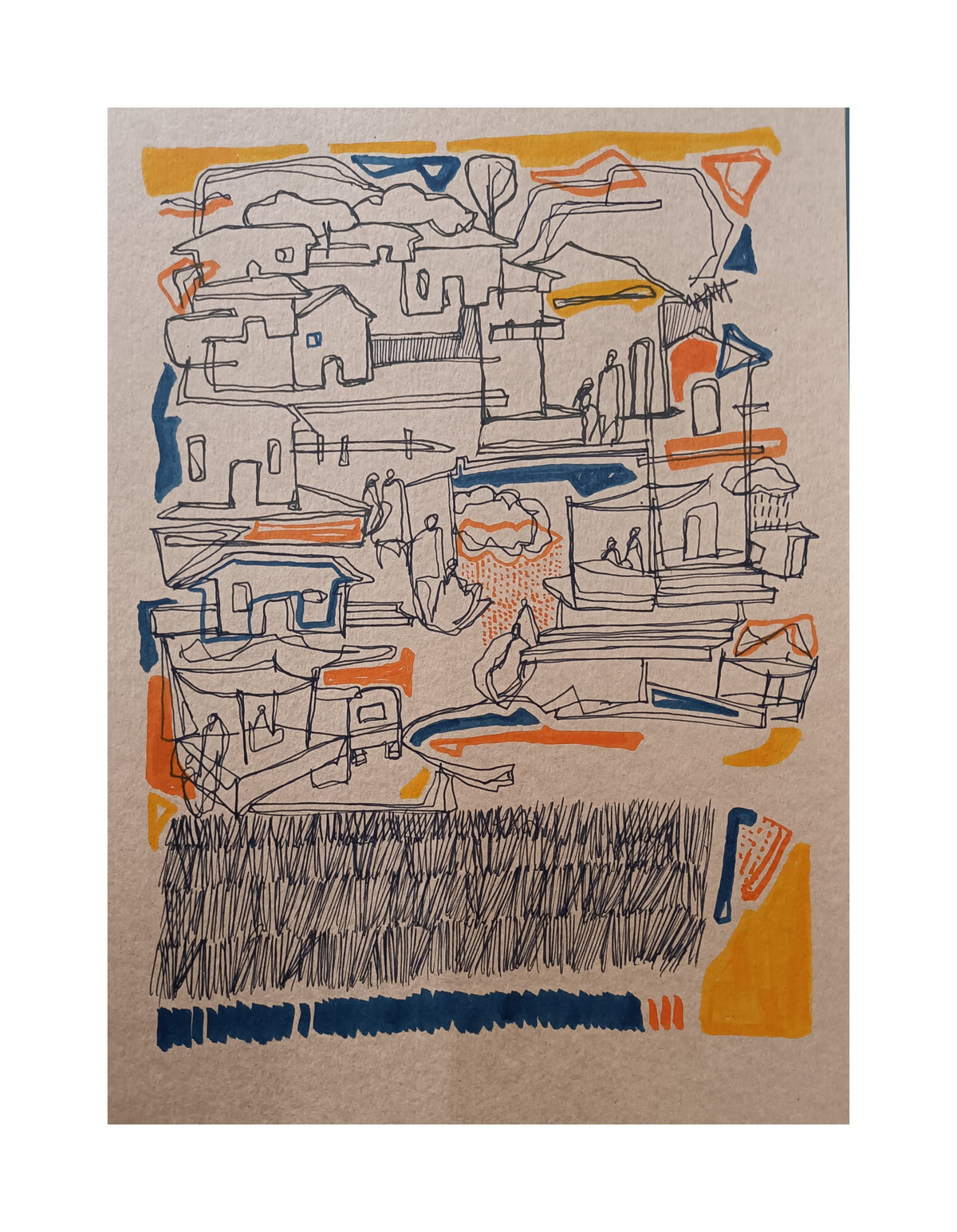 Village | Ink on Paper | You.Art